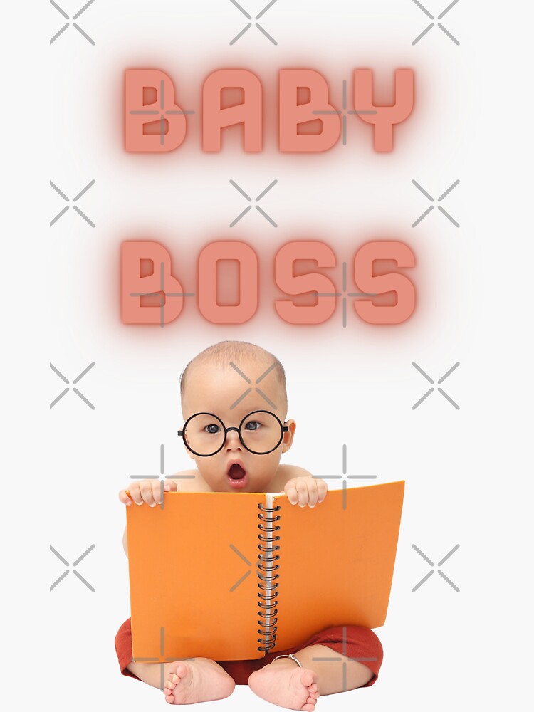 "baby boss" Sticker for Sale by AArt2022 | Redbubble