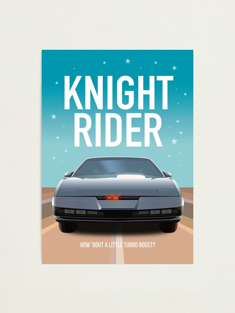 "Knight Rider TV Series Poster" Photographic Print for Sale by ...