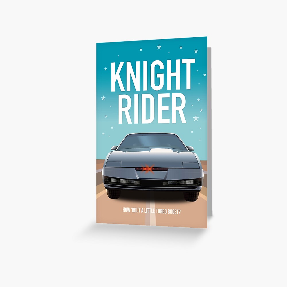 "Knight Rider TV Series Poster" Greeting Card for Sale by ...
