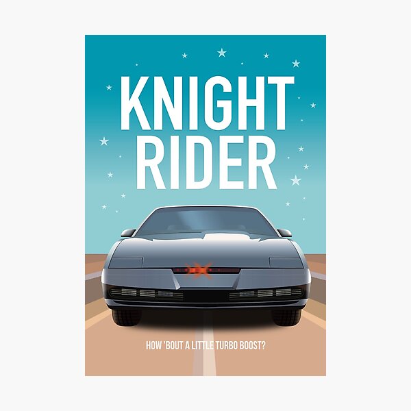 "Knight Rider TV Series Poster" Photographic Print for Sale by ...