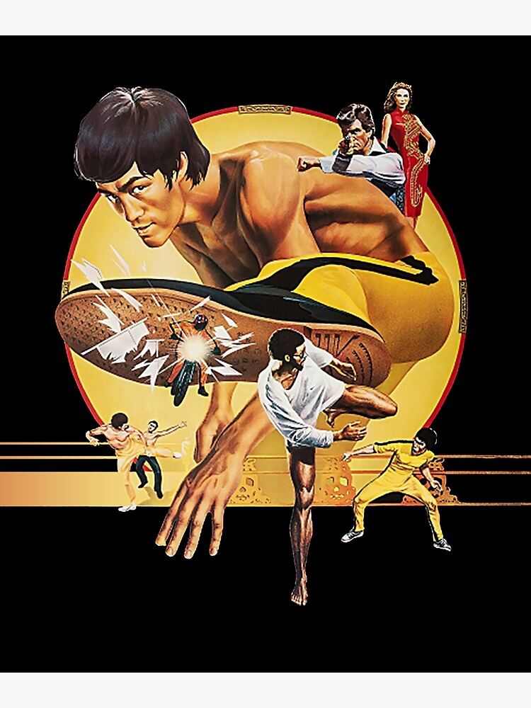 "Bruce Lee The Game of Death Yellow-Faced Tiger " Poster for Sale by ...