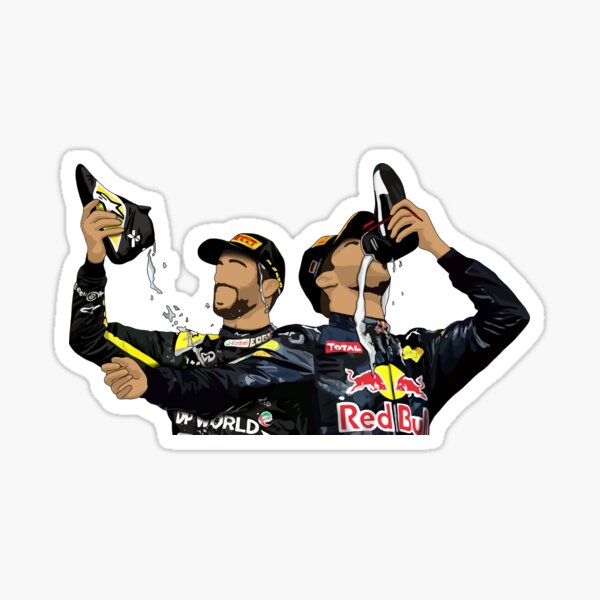 "Danny Ric Shoey " Sticker for Sale by attemptedart | Redbubble