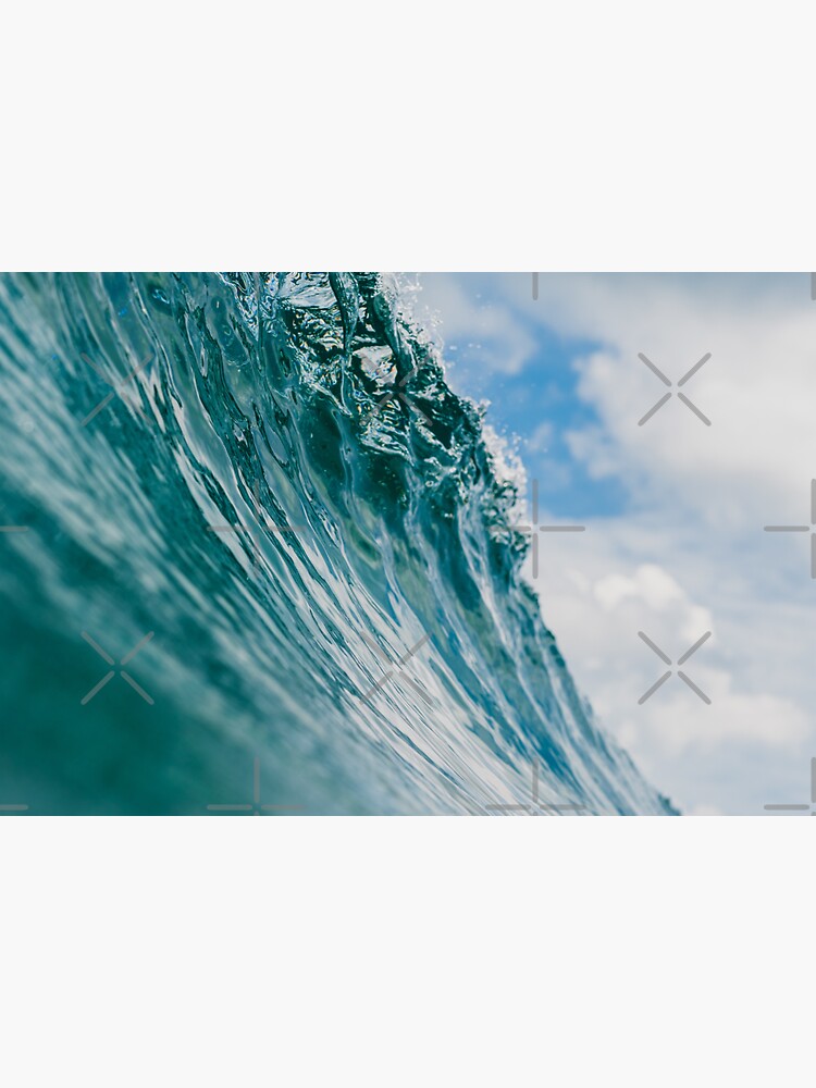 "blue ocean waves" Sticker for Sale by Mims-edit | Redbubble
