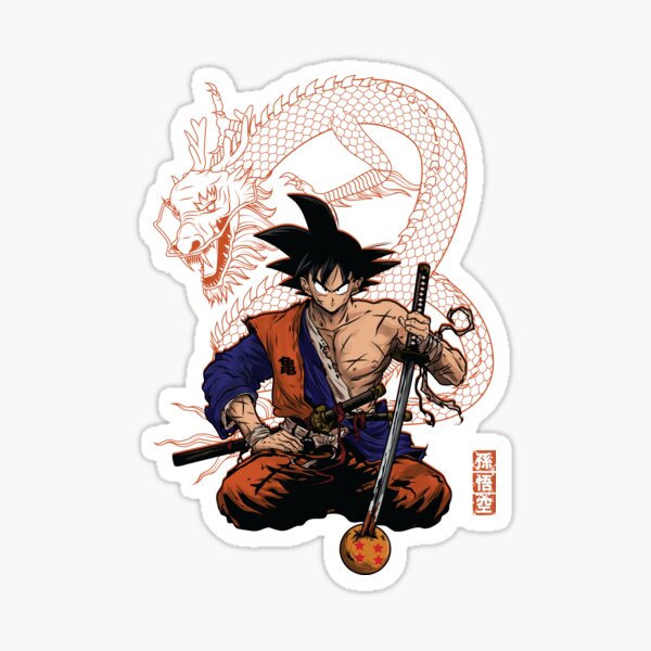 "GOKU RONIN" Sticker for Sale by swiro | Redbubble