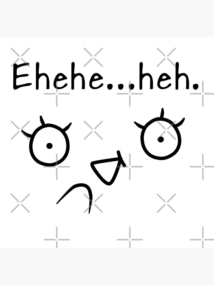 "Funny Anime Chibi Smirk Black" Poster for Sale by yuuka18 | Redbubble