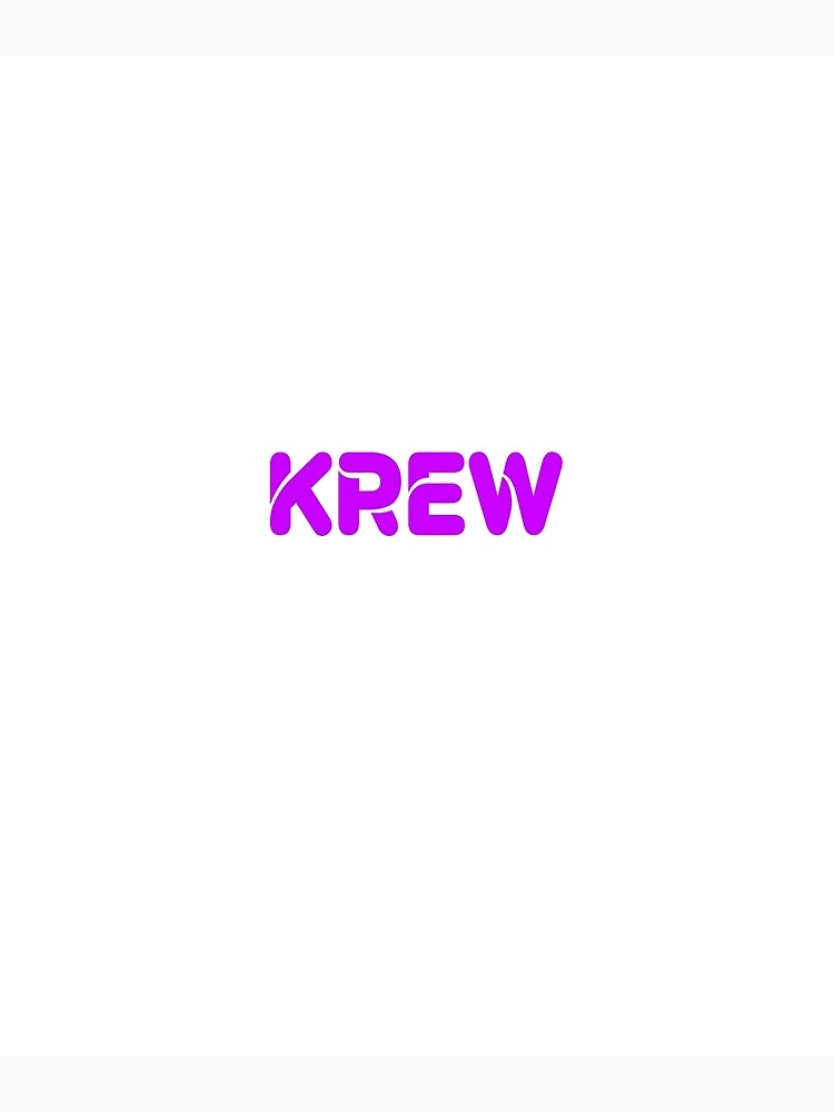 "KREW" Poster for Sale by ferolos | Redbubble