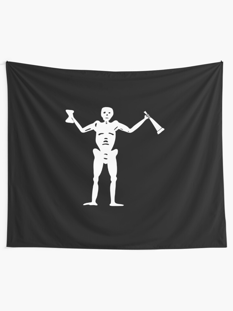 "Samuel Black Sam Bellamy - Pirate Flag 2" Tapestry for Sale by kayve ...