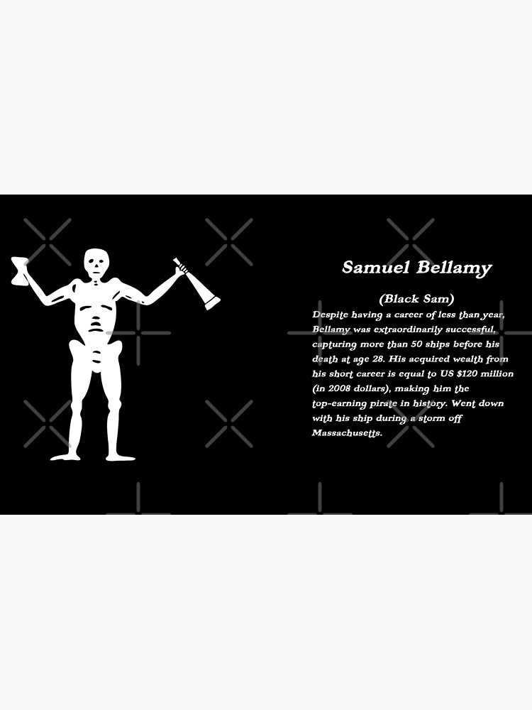 "Samuel Black Sam Bellamy - Pirate Flag 2" Coffee Mug for Sale by kayve ...