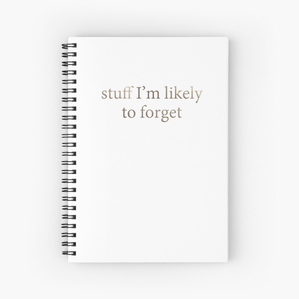 "Funny diary" Spiral Notebook for Sale by dairinne | Redbubble