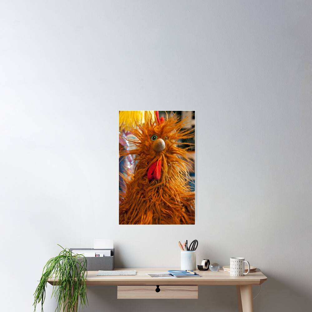 "Frazzled Chicken" Poster by pdecocco | Redbubble