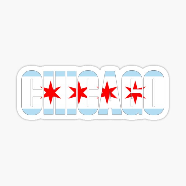 "Chicago" Sticker for Sale by MiaMcFly | Redbubble