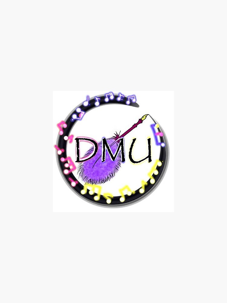 "DMU Logo " Sticker for Sale by dmu0w0 | Redbubble