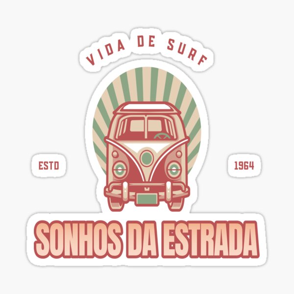 "Sonhos de Estrada" Sticker for Sale by MangoTreeTime | Redbubble