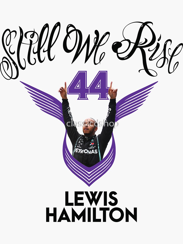 "f1 Lewis Hamilton 44" Sticker for Sale by classicdshop | Redbubble