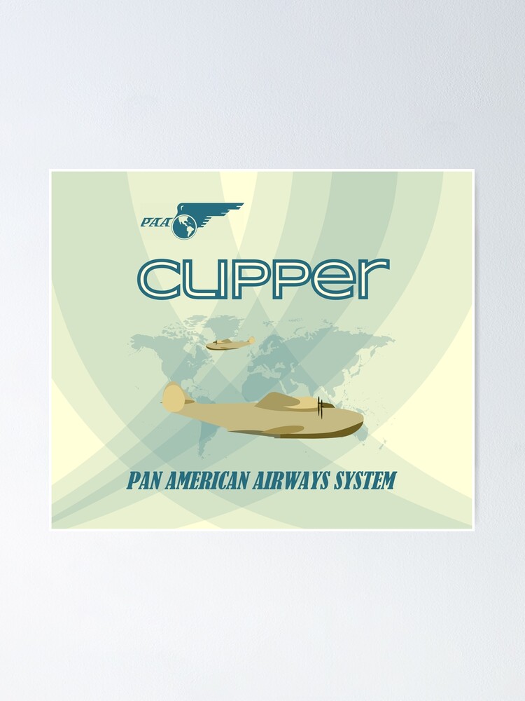 "PAN AM Clipper" Poster for Sale by Engicians | Redbubble