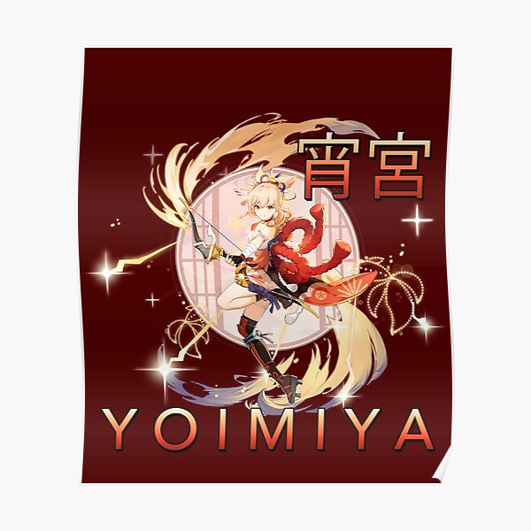 "Yoimiya | Genshin Impact" Poster by OlimpicDragons | Redbubble