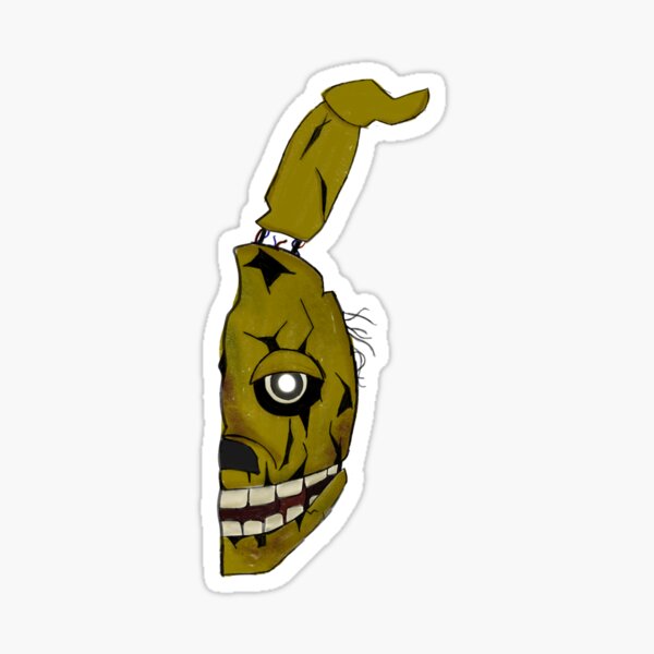 "Half Springtrap" Sticker for Sale by j-adorian | Redbubble