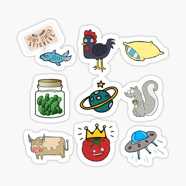 "Sticker Story Starter" Sticker by NeleeJo | Redbubble