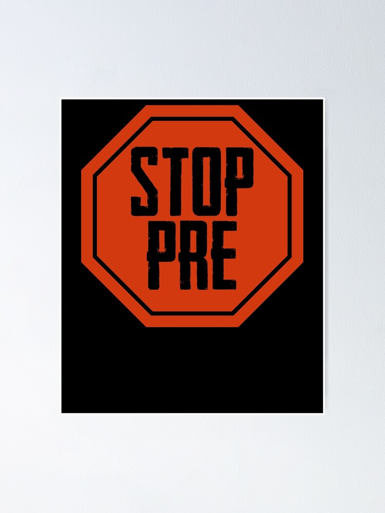 "Stop Pre Long Distance Running Technique Runner Enthusiasts" Poster ...