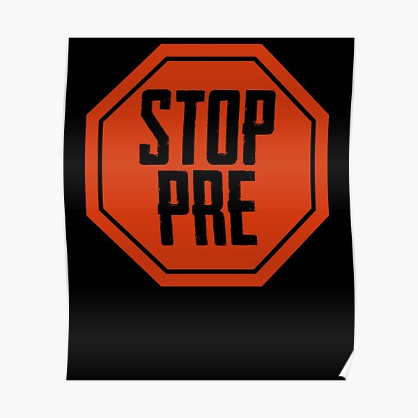 "Stop Pre Long Distance Running Technique Runner Enthusiasts" Poster ...