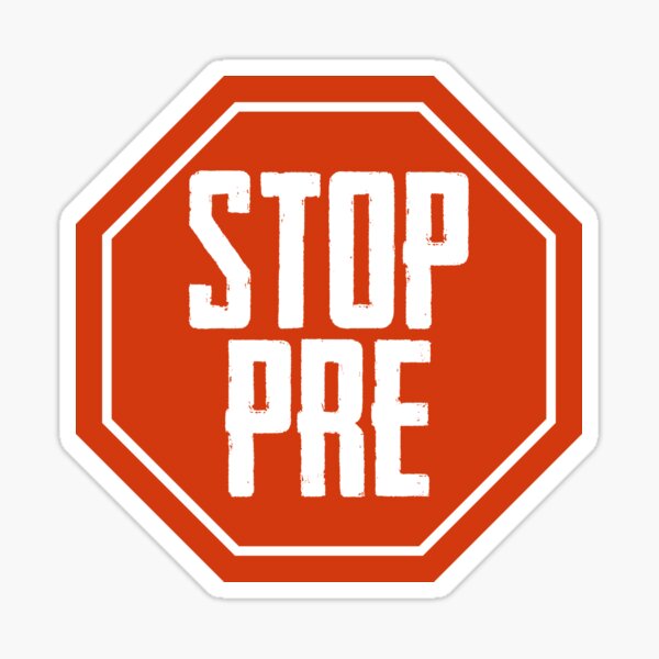 "Stop Pre Long Distance Running Technique Runner Enthusiasts" Sticker ...