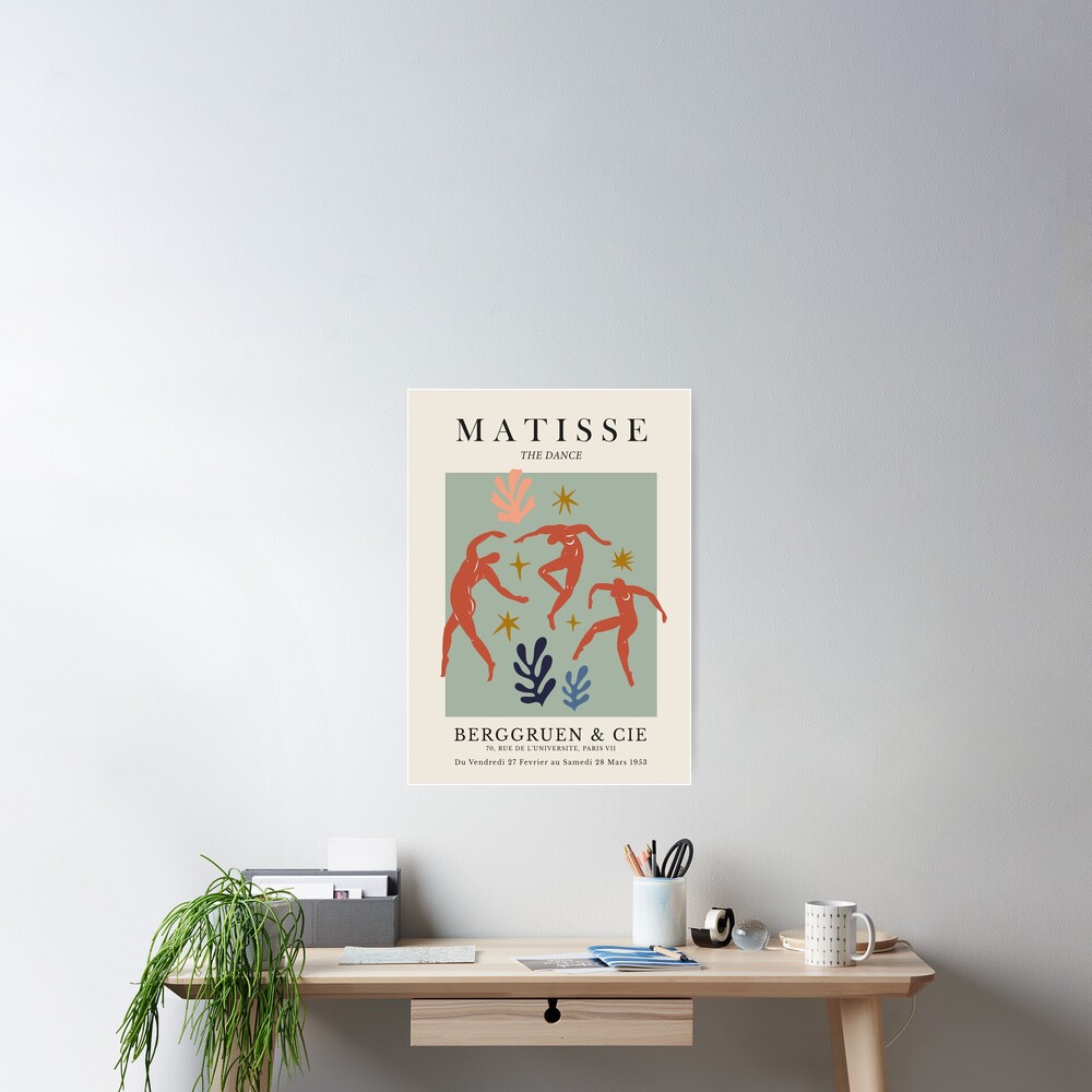 "Henri Matisse The Dance Exhibition Poster" Poster for Sale by ...