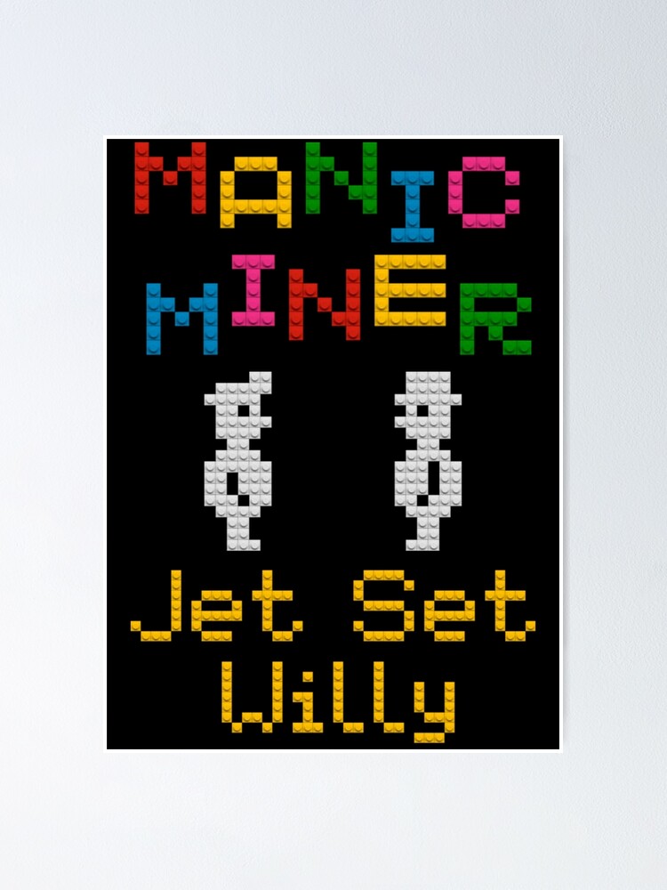 "Mod.9 Arcade Manic Miner Jet Set Willy Video Game" Poster for Sale by ...