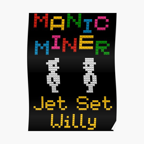 "Mod.9 Arcade Manic Miner Jet Set Willy Video Game" Poster for Sale by ...