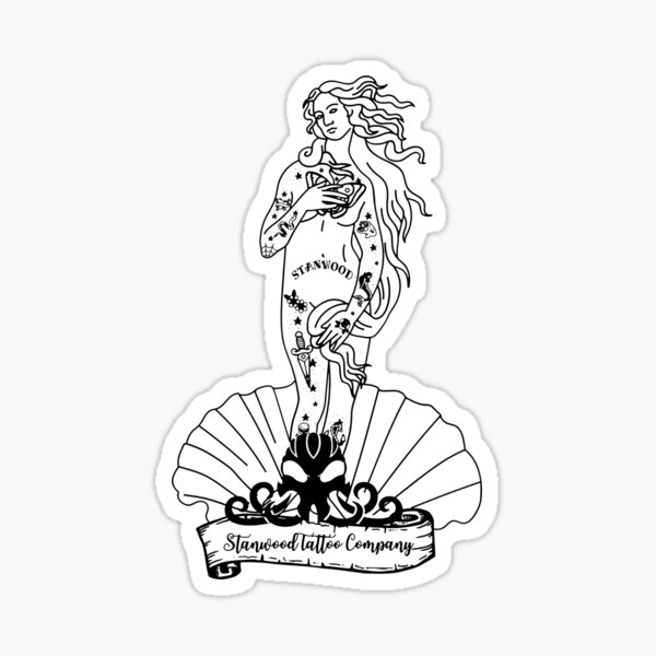 "STC Goddess" Sticker for Sale by StanwoodTattoo | Redbubble