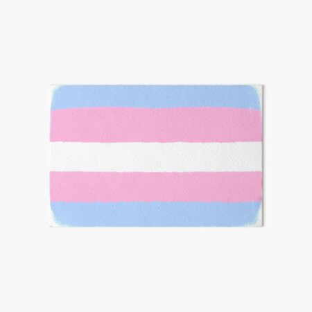 "crayon pride flags: trans" Art Board Print by otterguppy | Redbubble