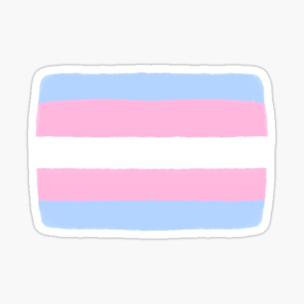 "crayon pride flags: trans" Sticker for Sale by otterguppy | Redbubble