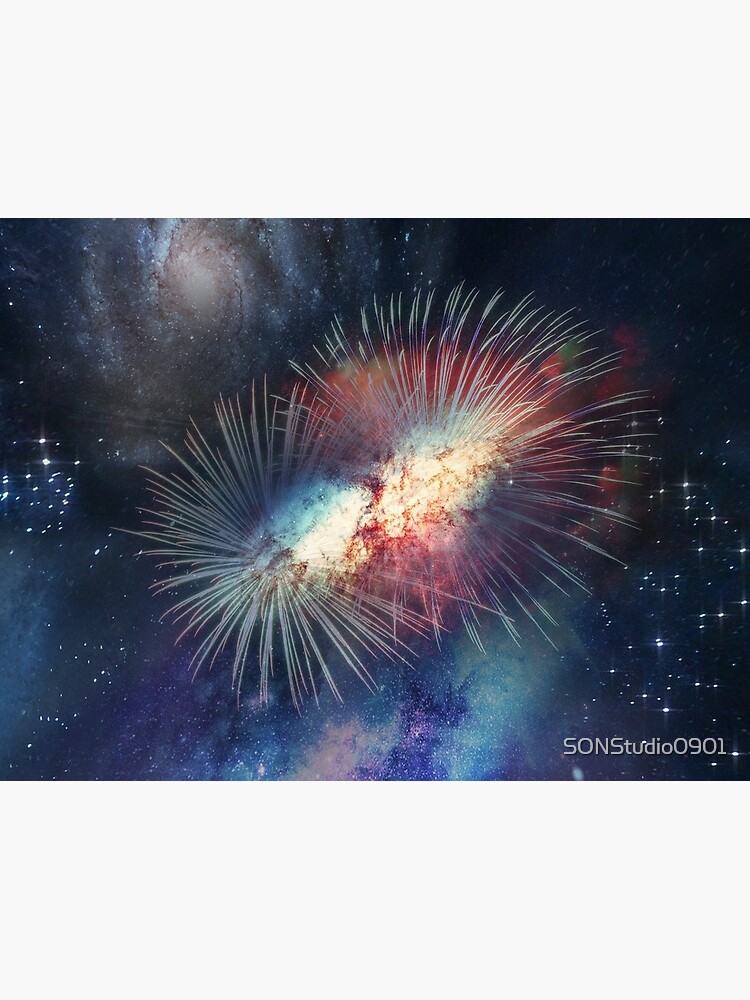"Galaxy Firework" Poster by SONStudio0901 | Redbubble