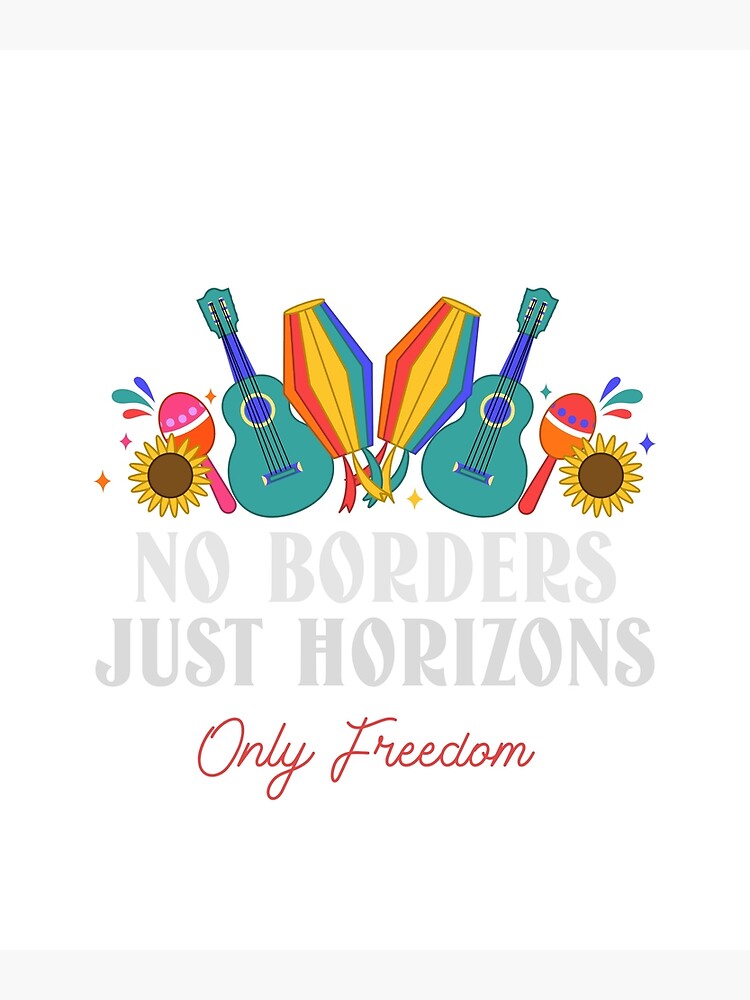 "No borders" Poster by AyasArt | Redbubble