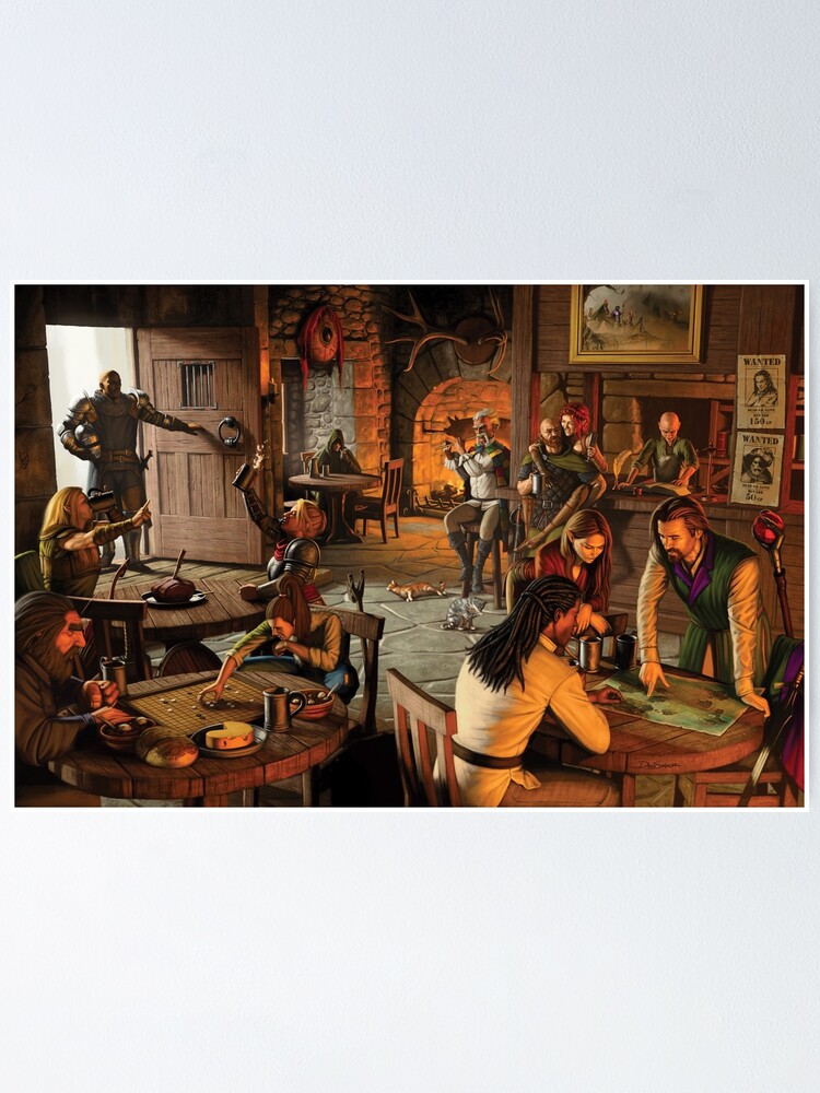 "Tavern" Poster for Sale by DeanSpencerArt | Redbubble