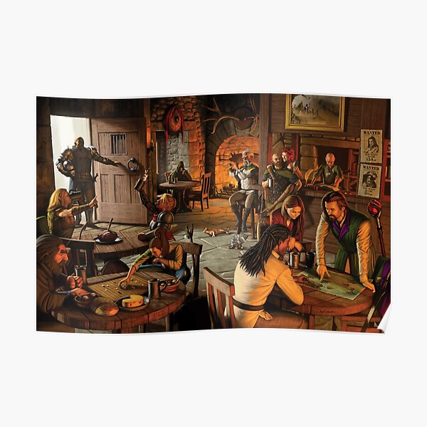 "Tavern" Poster for Sale by DeanSpencerArt | Redbubble