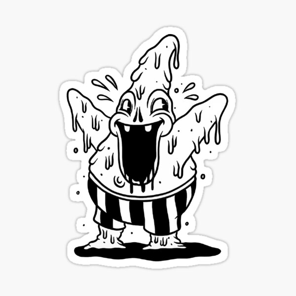 "Patrick Cartoon " Sticker for Sale by Holydusty | Redbubble