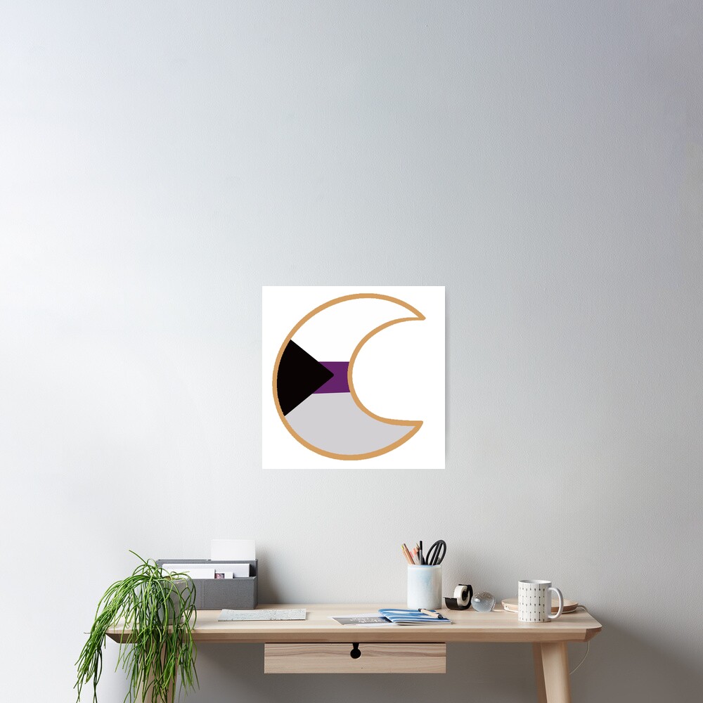 "Demi Moon Icon" Poster by EKLs-Shop | Redbubble