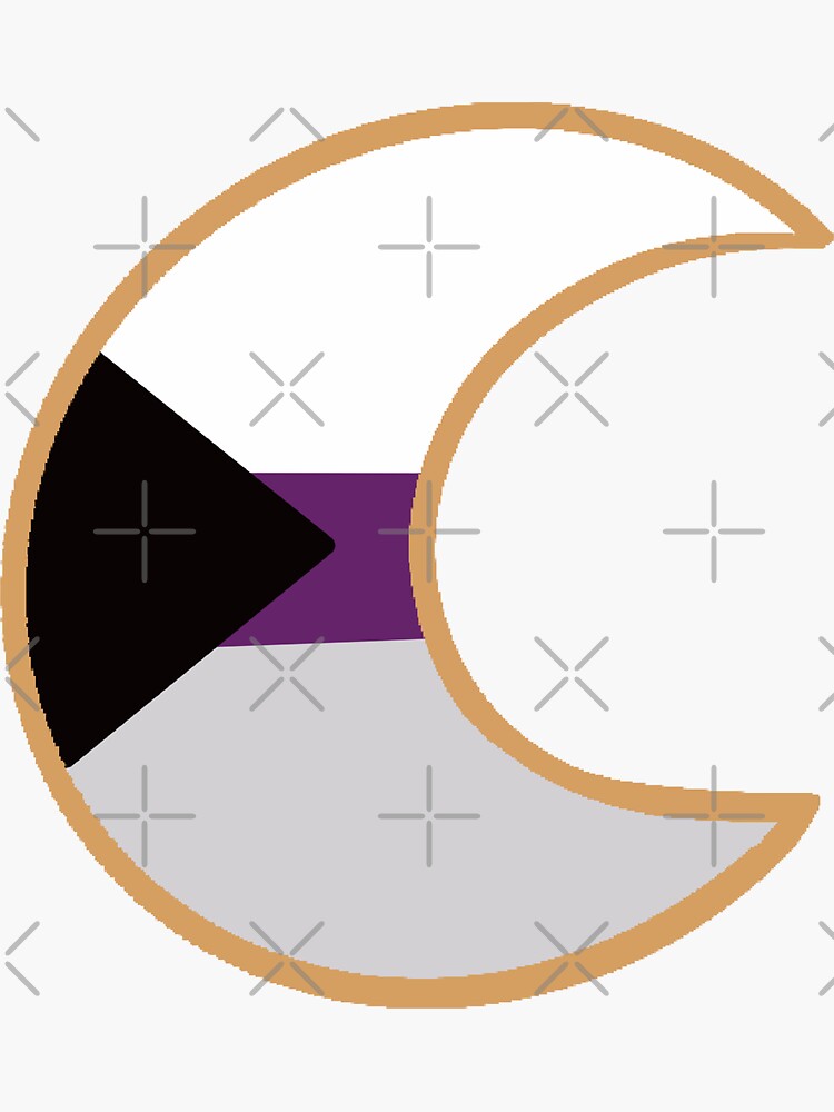 "Demi Moon Icon" Sticker for Sale by EKLs-Shop | Redbubble