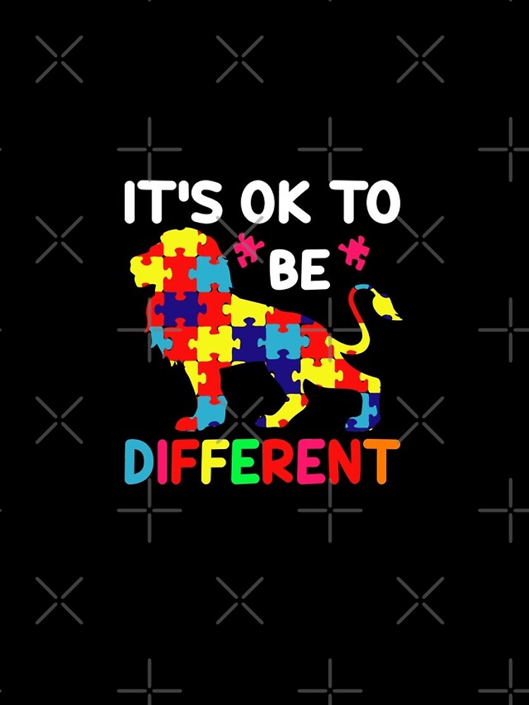 It's okay to be different autism lion iPhone Case sold by Olumide | SKU ...