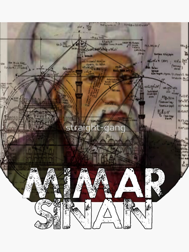 " Mimar Sinan" Sticker for Sale by straight-gang | Redbubble