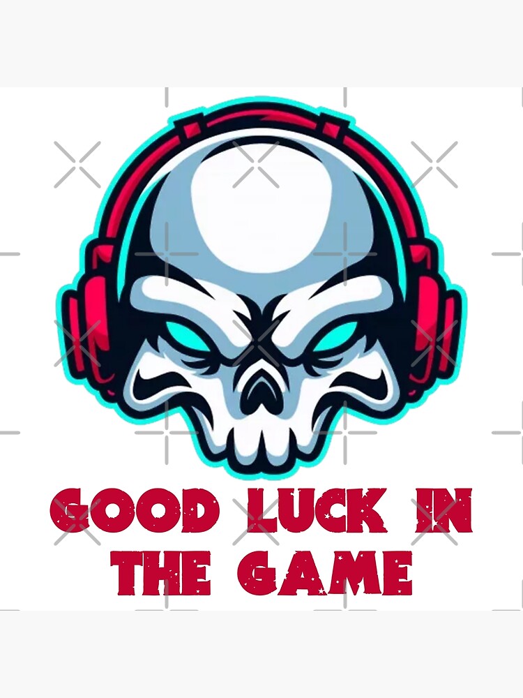 "Skull - Headphone and Good Luck In the Game - Skull - Fear - Halloween ...