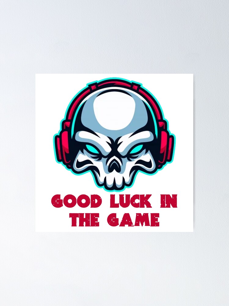 "Skull - Headphone and Good Luck In the Game - Skull - Fear - Halloween ...