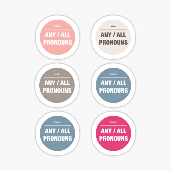 "Any/All pronoun stickers - Gamma Phi Beta " Sticker by rodentgorl ...