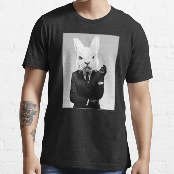"The White Rabbit" T-shirt for Sale by marcusdacarcass | Redbubble ...
