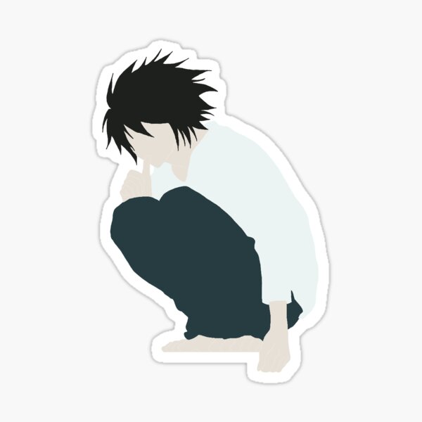 L Death Note Stickers | Redbubble