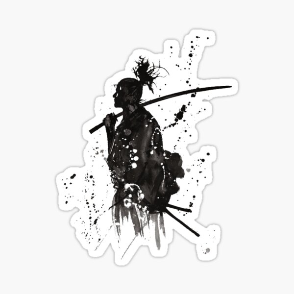 "Samurai art, new art" Sticker for Sale by THhassan | Redbubble