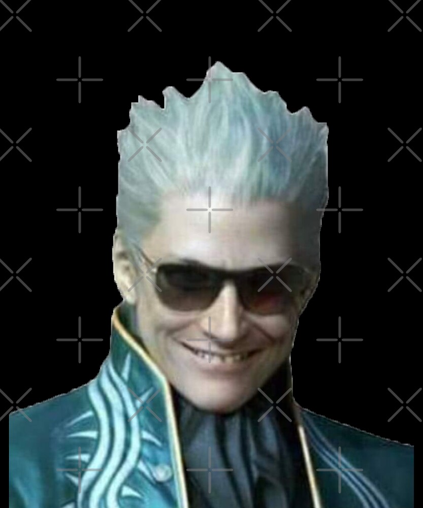 "Vergil Devil May Cry funny face meme" by KefrostDs | Redbubble