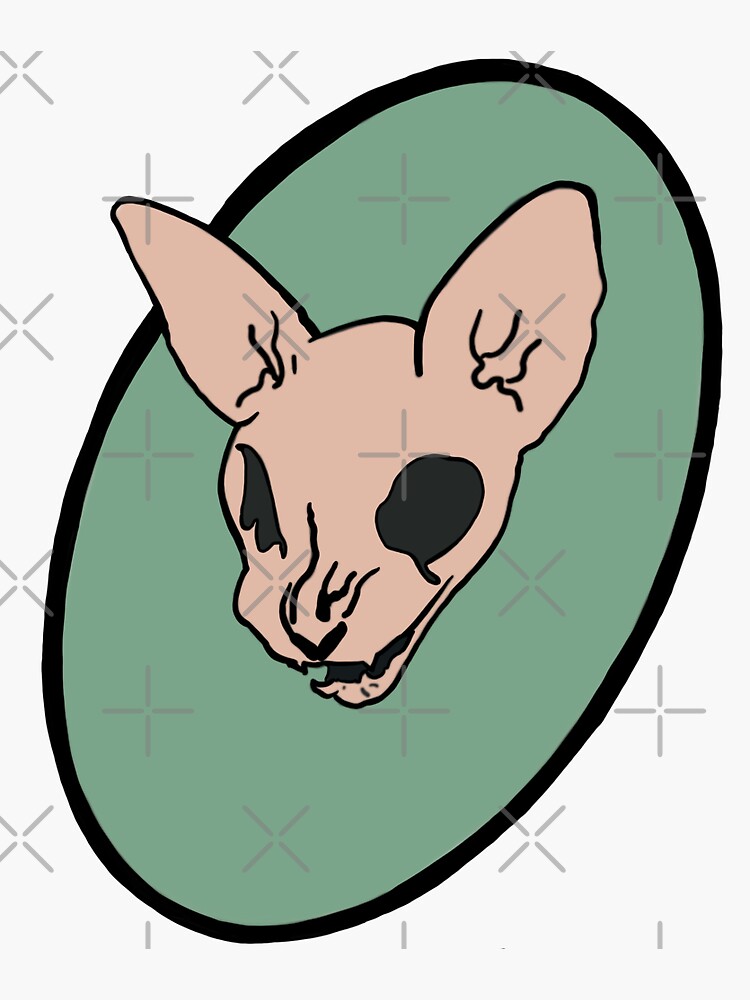 "Skeletal Sphinx" Sticker for Sale by knightwmncometh | Redbubble