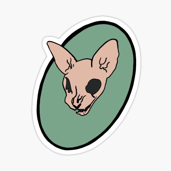"Skeletal Sphinx" Sticker for Sale by knightwmncometh | Redbubble
