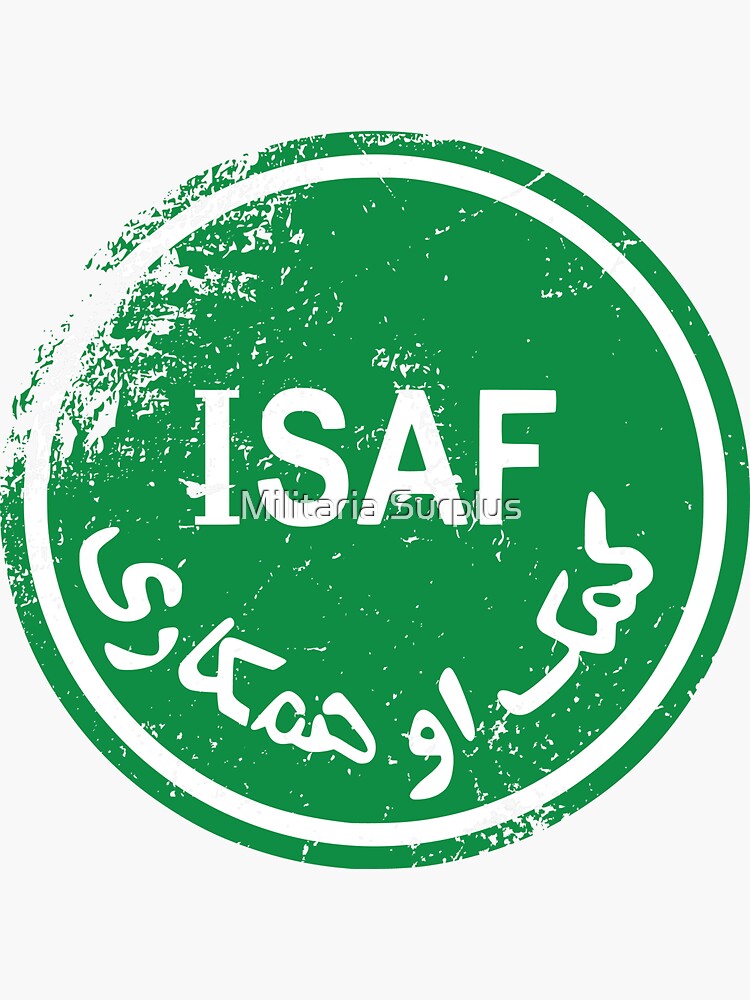 Pegatina «Logotipo de la Fuerza Internacional de Asistencia para la ...